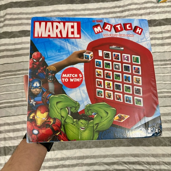 Marvel | Games | Marvel Top Trumps Match The Crazy Cube Matching Board ...